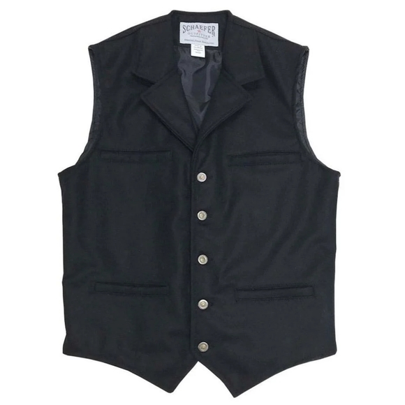 Schaefer Outfitter | Suits & Blazers | Schaefer Black Western Vest Size ...